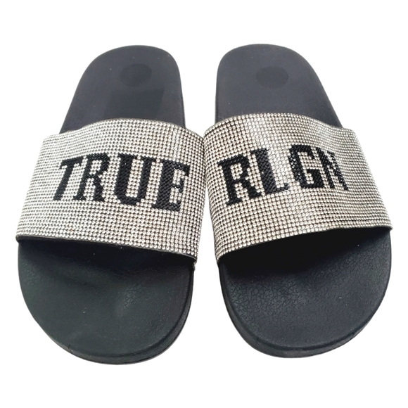 True Religion | Shoes | True Religion Slides Sandals Meyer Bling Bling ...